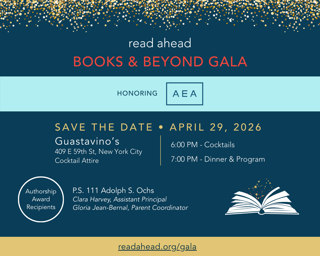 Read Ahead Books & Beyond 2026 Gala - Read Ahead